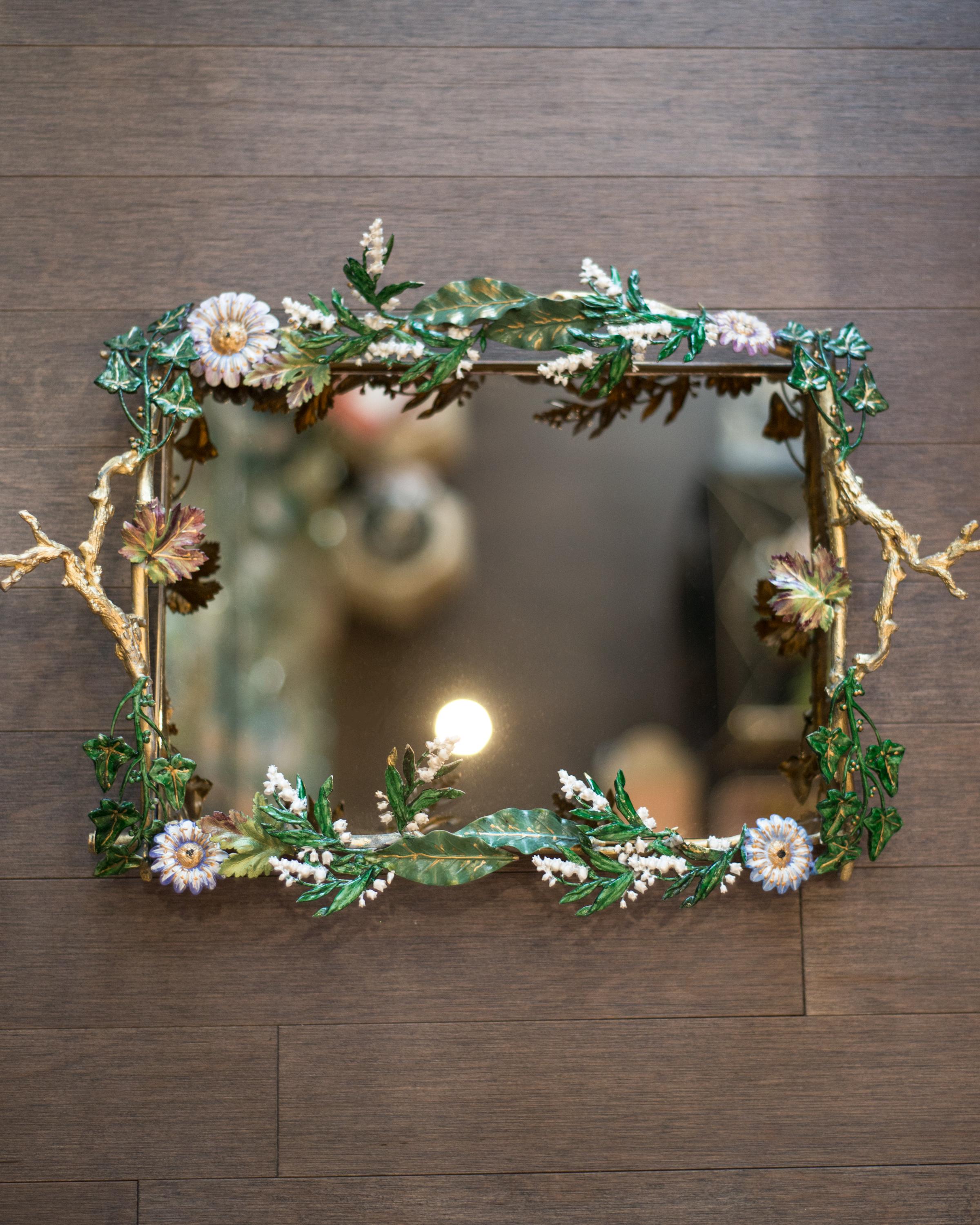 Joy De Rohan Chabot Lily of the Valley Green and White Hand Painted ...