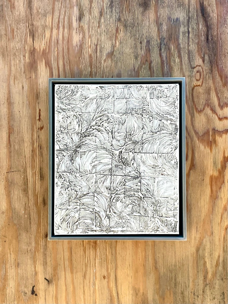 Contemporary Julian Lethbridge Signed Oil on Canvas Abstract Painting ...