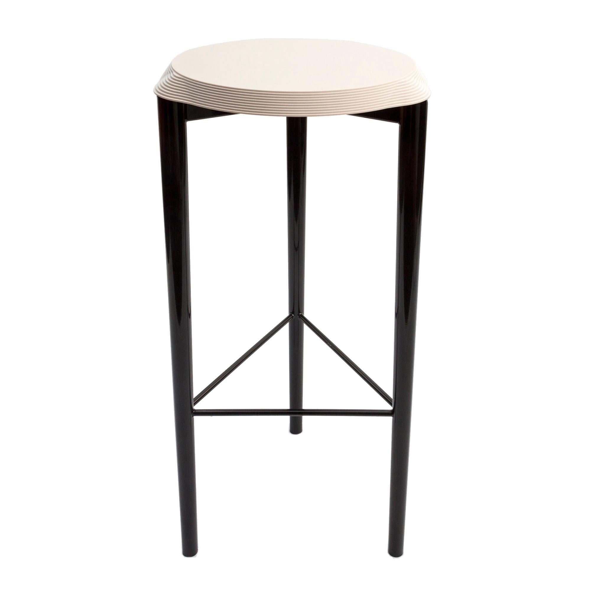 Contemporary Jump High Stool with Avana Beige Corian Top For Sale at ...