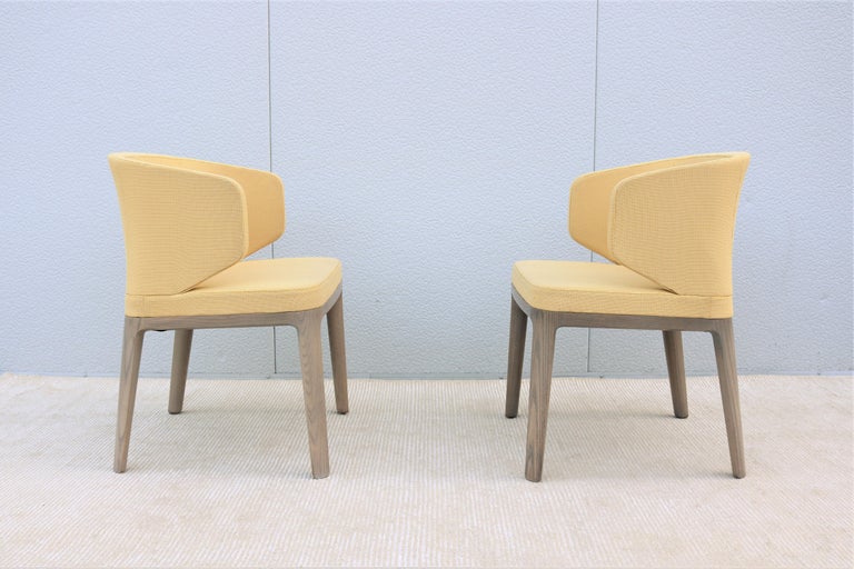 Contemporary Khodi Feiz for Geiger a Line Wing-Back Guest Side Chairs ...