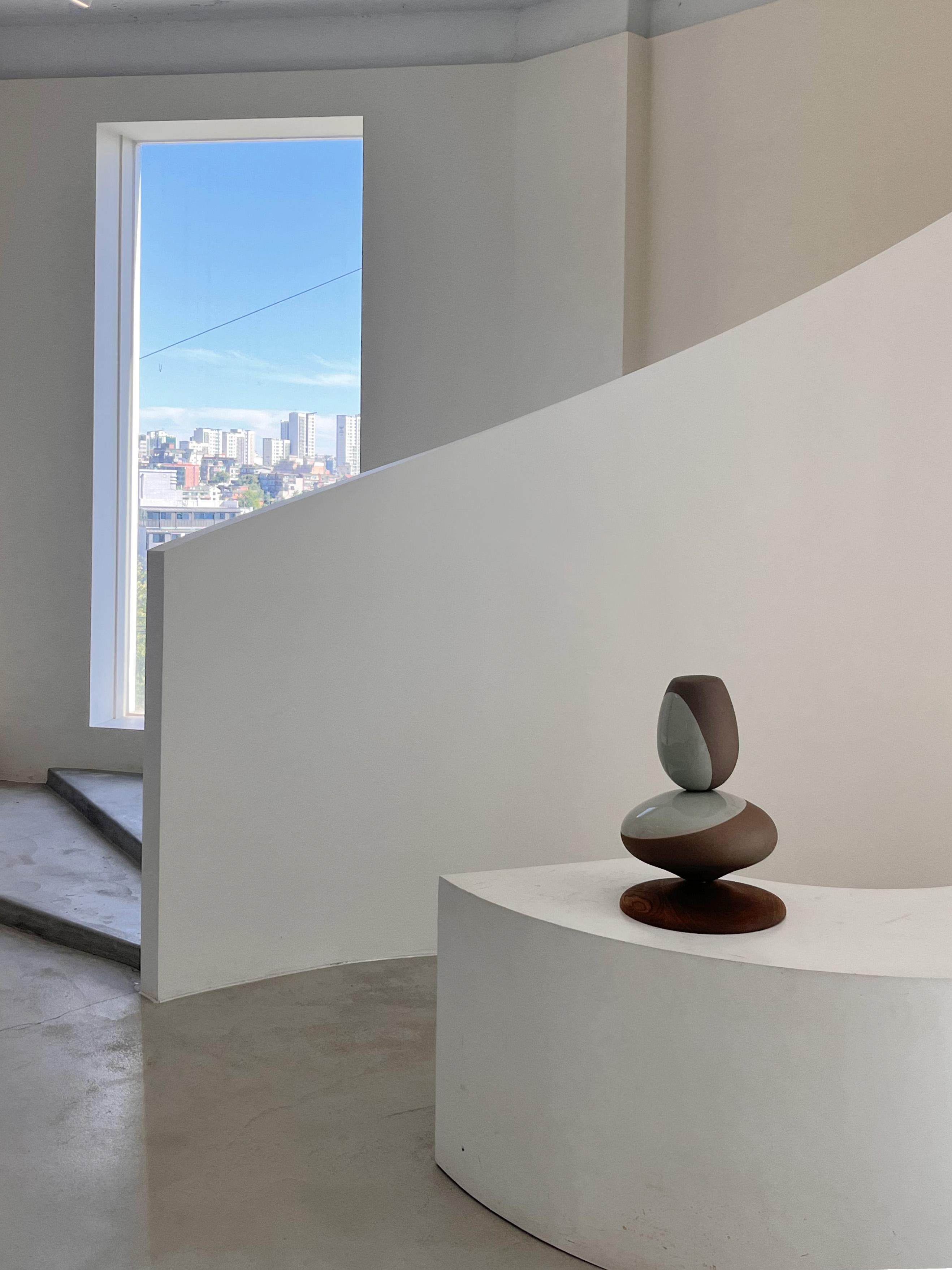 Contemporary Korean Ceramic, "Stack Sculpture 3.0" by Soo Joo For Sale ...