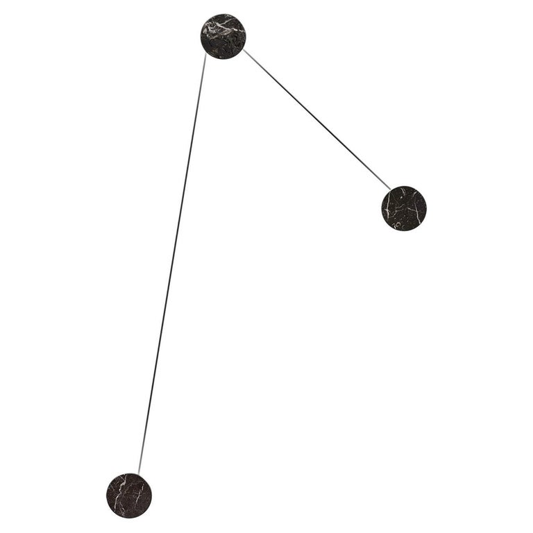 KDLN Contemporary AZOU 3 Led Wall Fixture (Black Marble) For Sale at ...