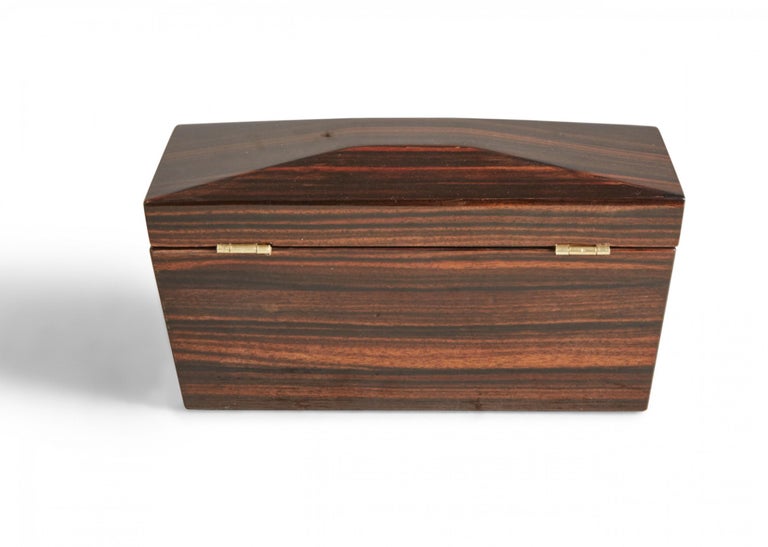 Contemporary Lacquered Ebony Wood Rectangular Decorative Box For Sale ...