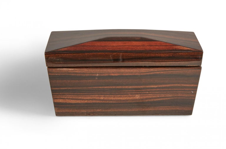 Contemporary Lacquered Ebony Wood Rectangular Decorative Box For Sale ...