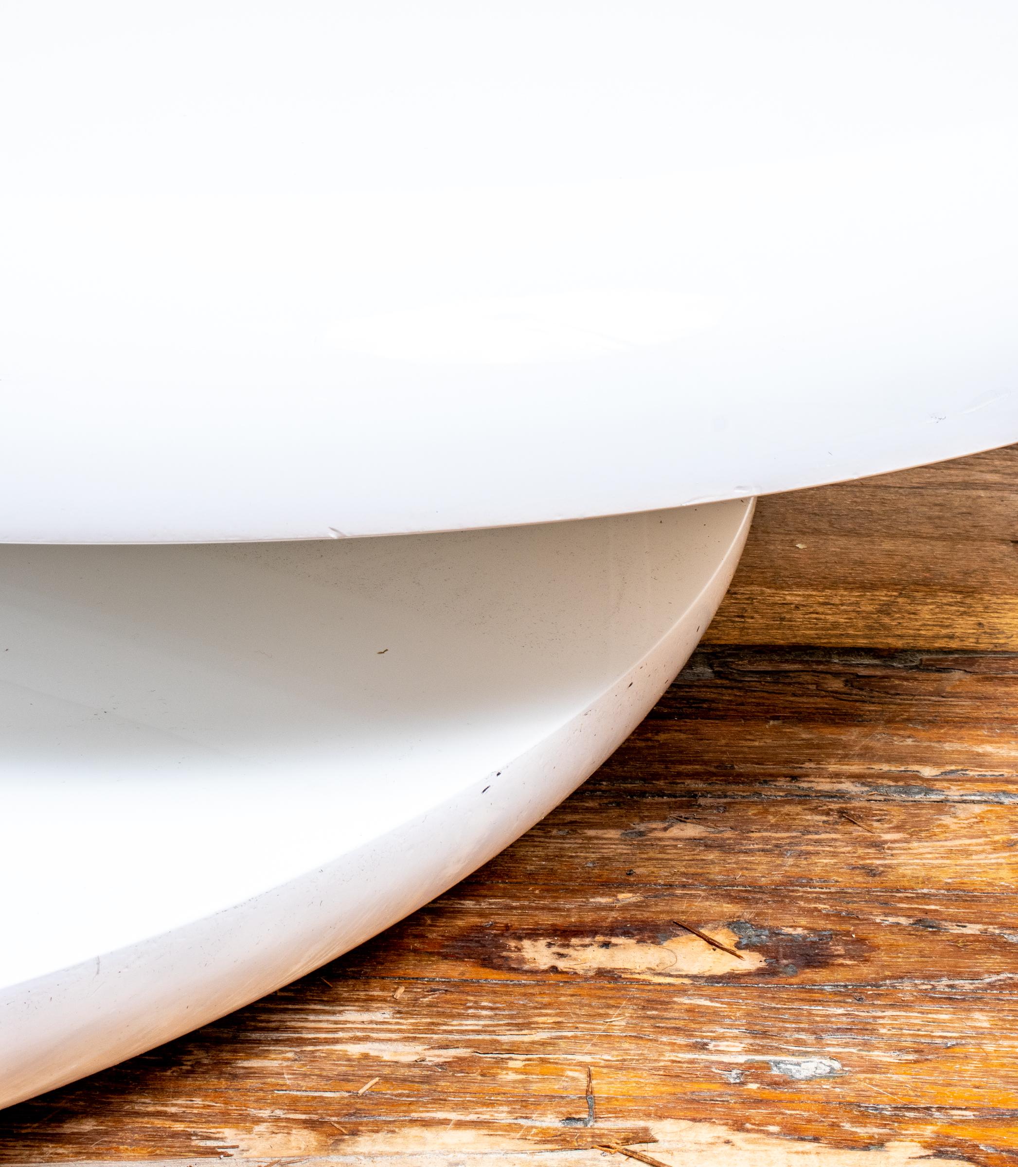 Contemporary Lacquered Swivel Top Coffee Table at 1stDibs