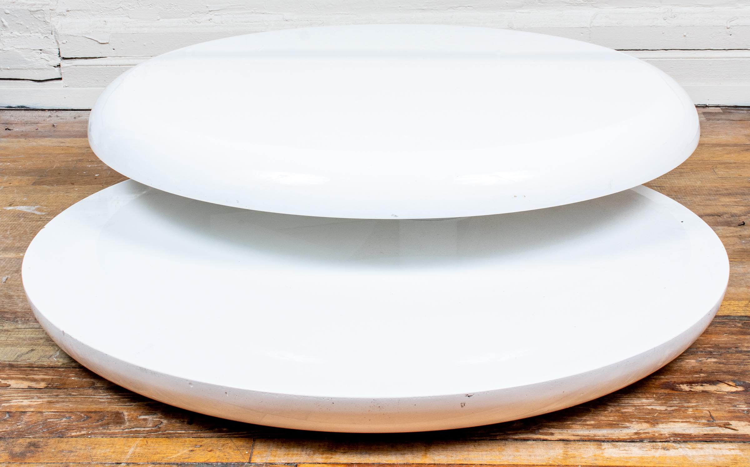 Contemporary Lacquered Swivel Top Coffee Table at 1stDibs