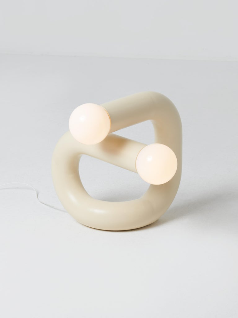 Contemporary Lamp in Lacquered Steel Model ''SPHYNX'' by Axel Chay ...