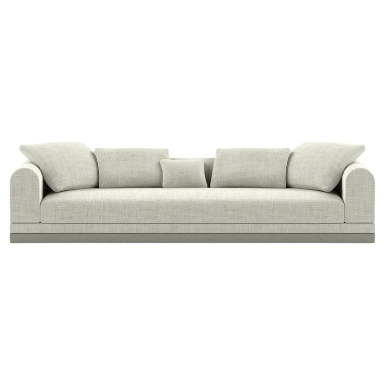 Contemporary Large Sofa 'Aqueduct' by Poiat, Fox 02, Low Plinth For ...