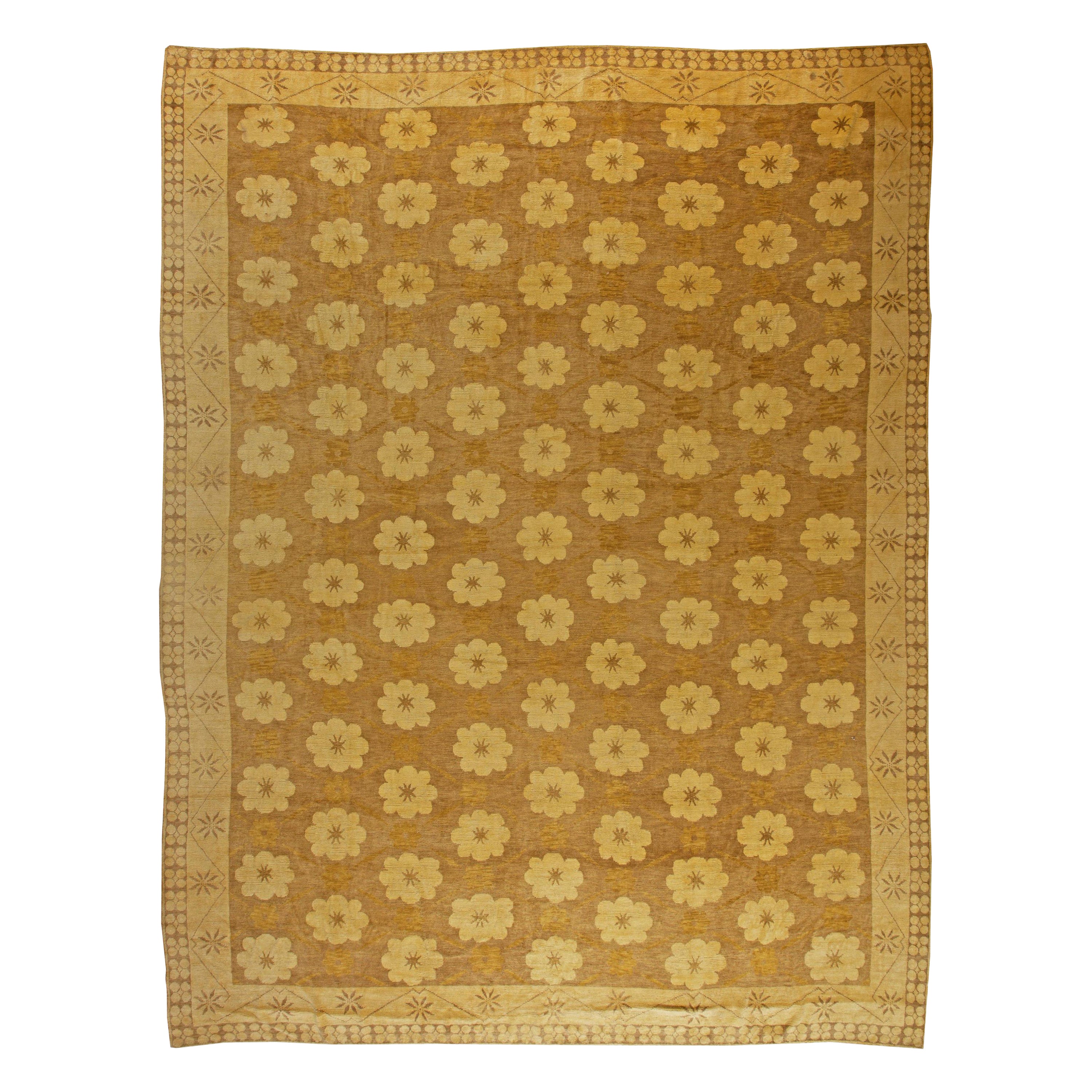 Traditional European Inspired Beige Handmade Rug by Doris Leslie Blau ...