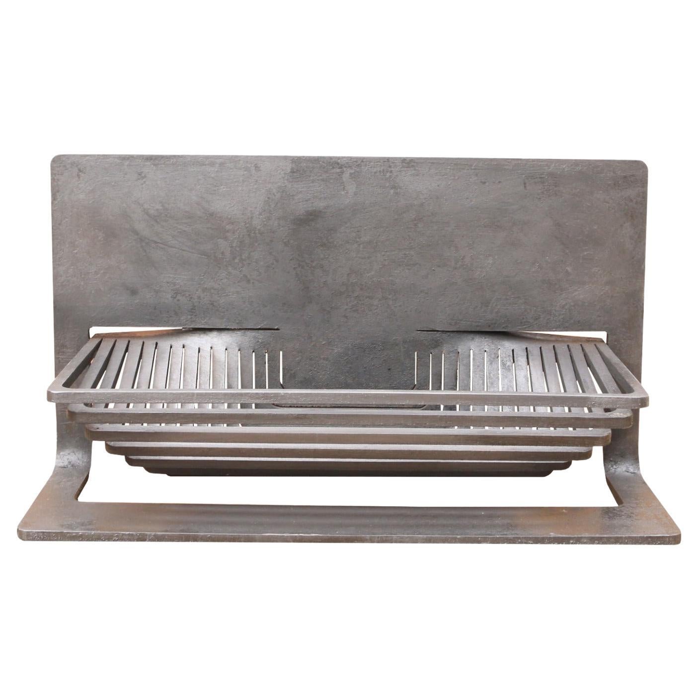 Contemporary Fire Basket by Stuart Hill For Sale at 1stDibs