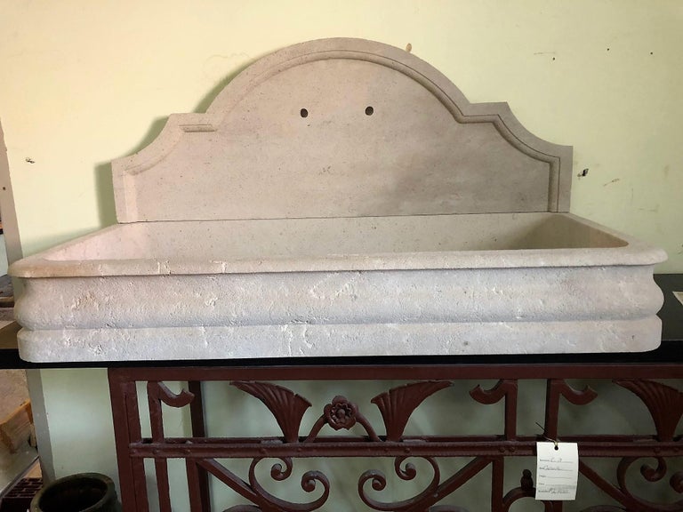 Contemporary Limestone Sink at 1stDibs
