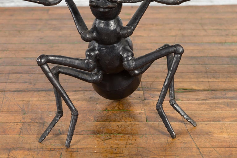 Contemporary Lost Wax Cast Bronze Ant Coffee Table Base Sculpture For ...