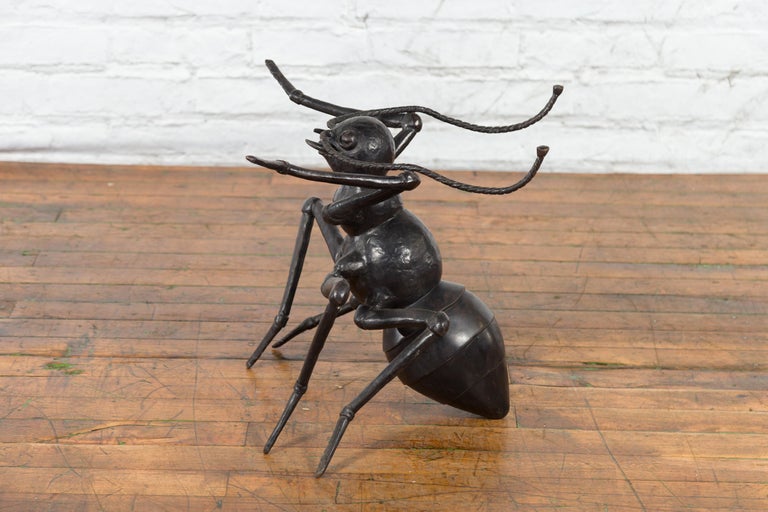 Contemporary Lost Wax Cast Bronze Ant Coffee Table Base Sculpture For ...