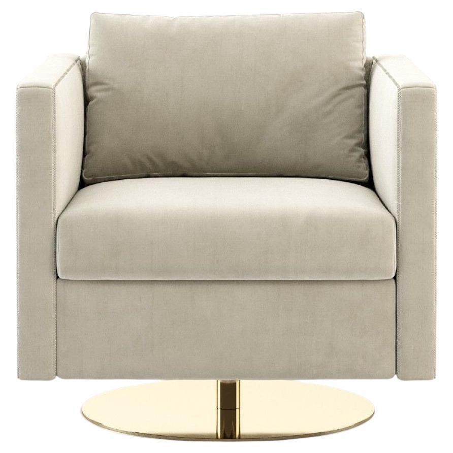 Capper Lounge Chair with Metal Base by Phase Design, 'Black or White ...