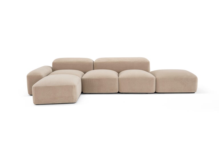 Contemporary Lounge Sofa 'Lapis' Model E019 'in Stock' For Sale at 1stDibs