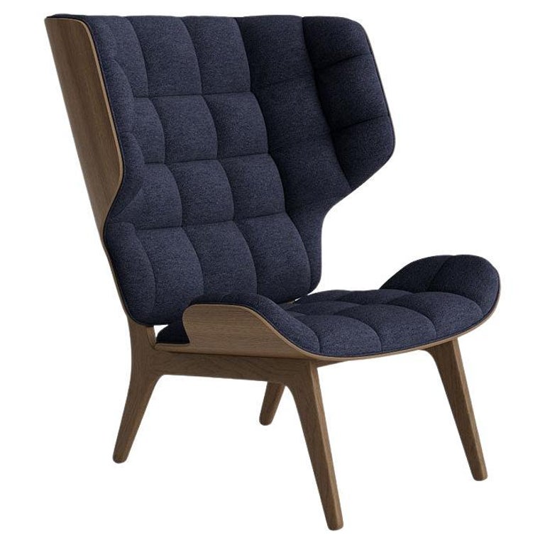 Contemporary 'Mammoth' Chair by Norr11, Light Smoked Oak, Barnum Bouclé ...