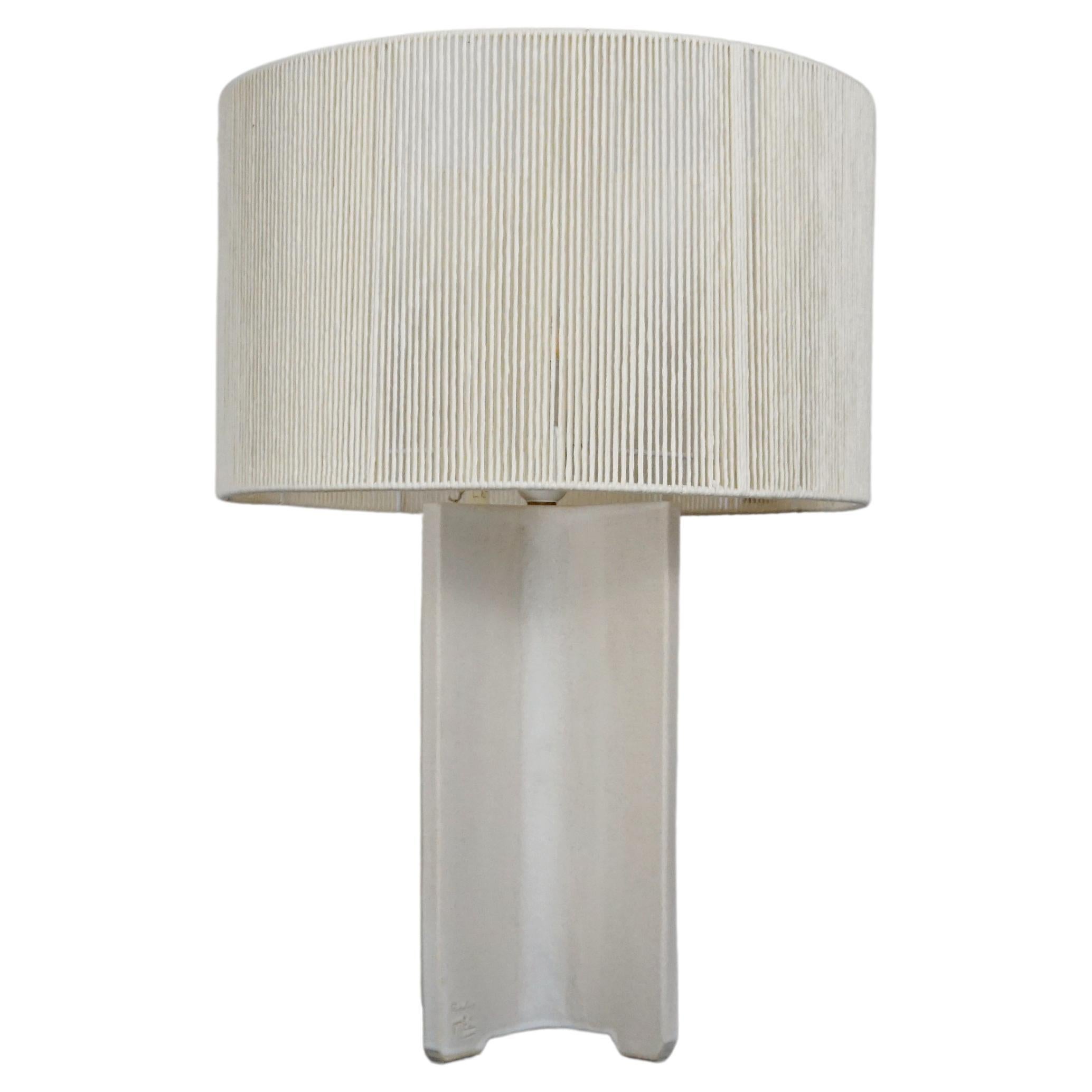 Contemporary White Quartz Table Lamp at 1stDibs