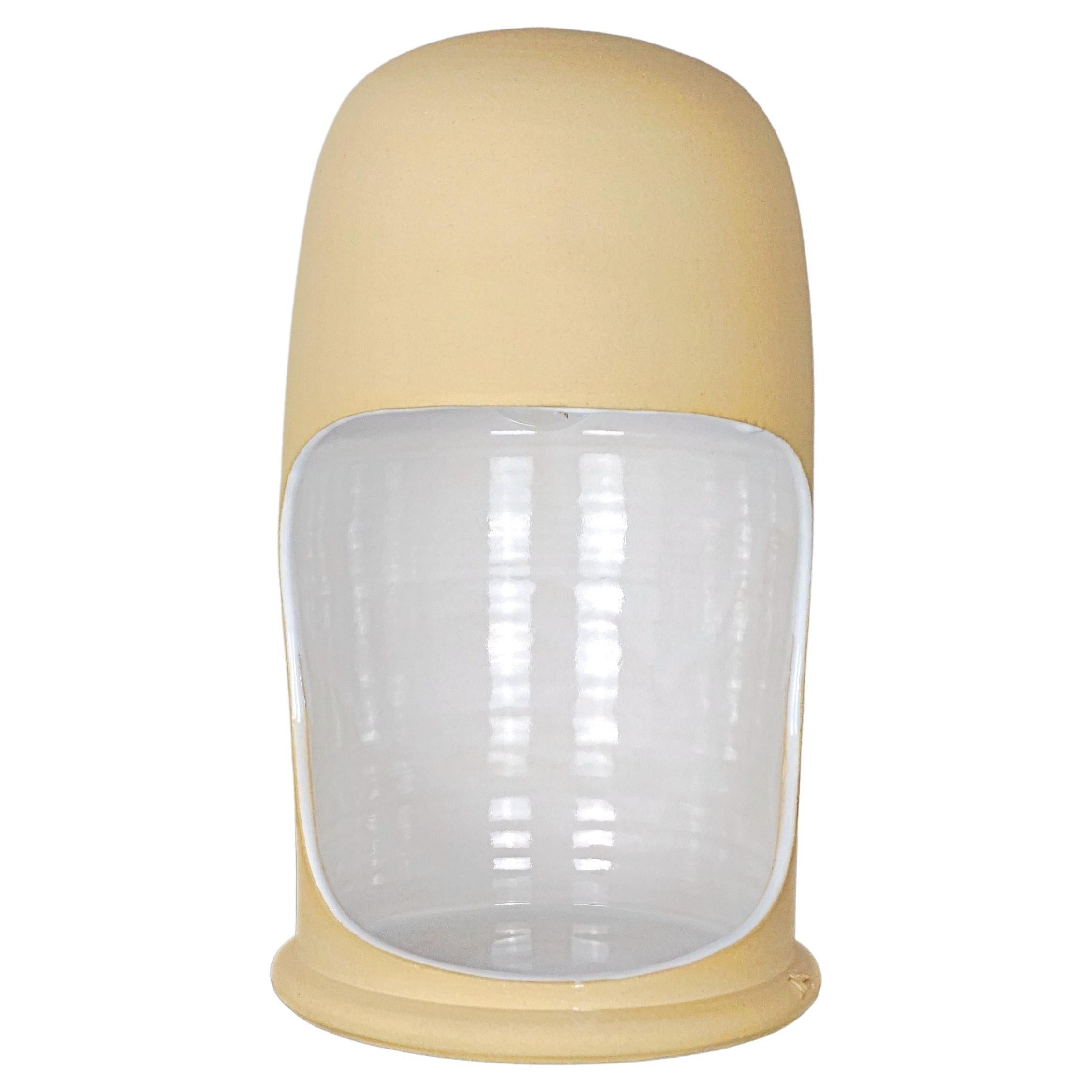 Contemporary Manolo Eirin Handmade Table Side Lamp Ceramic Black For ...