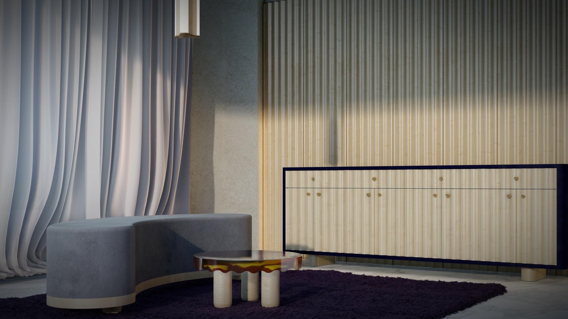 Contemporary Maple Veneer Interior Hang Wall Panel - Wall Panel NAMI ...