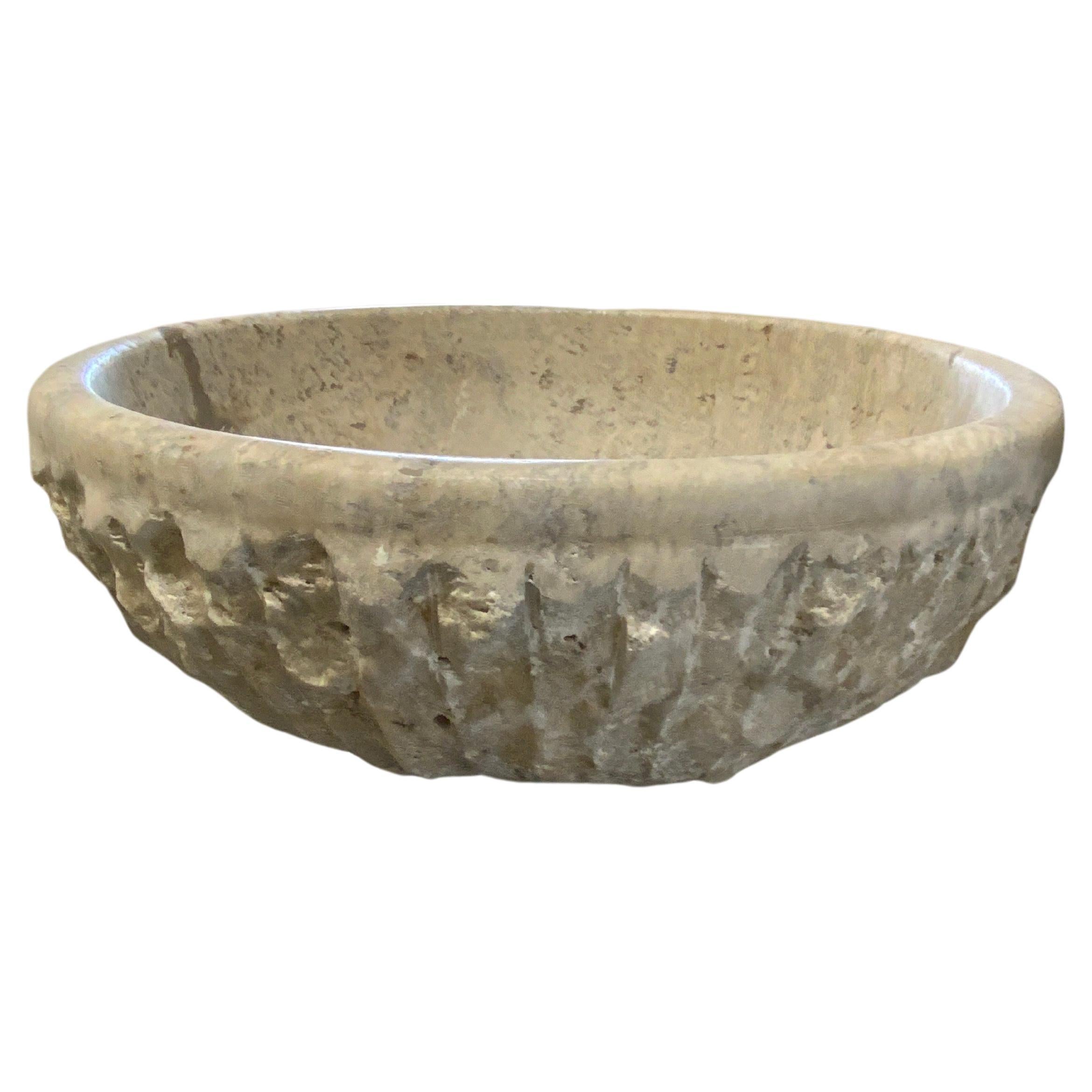 Vintage Sherle Wagner Marble Shell Pedestal Sink. at 1stDibs