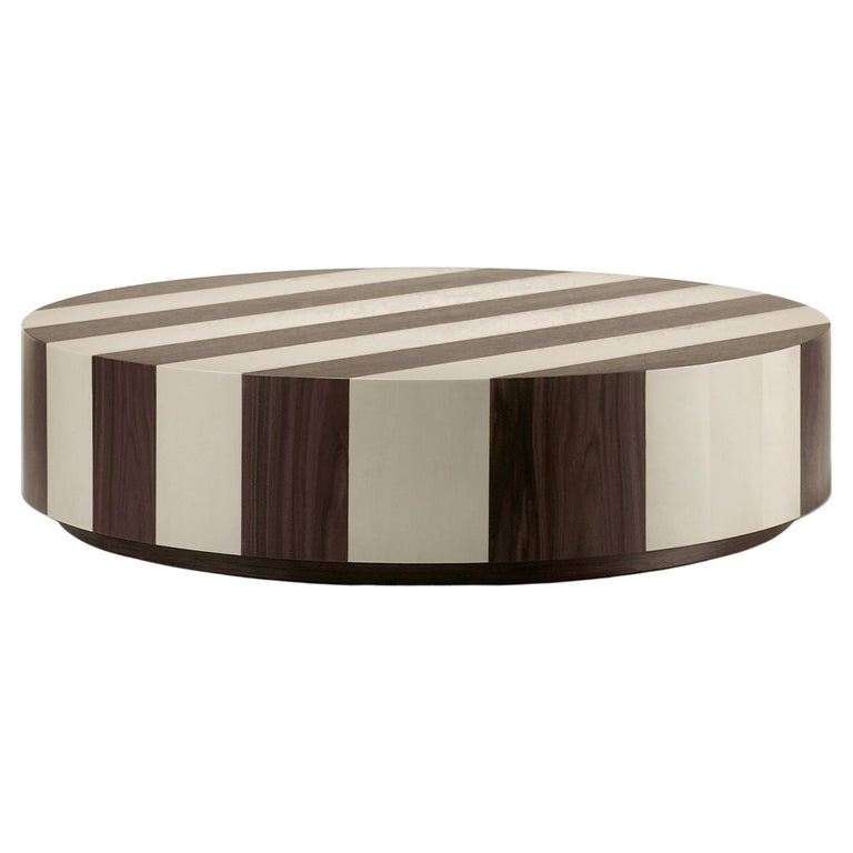 Contemporary Marquetry Striped Coffee Table "Harry" by Studio Catoir ...