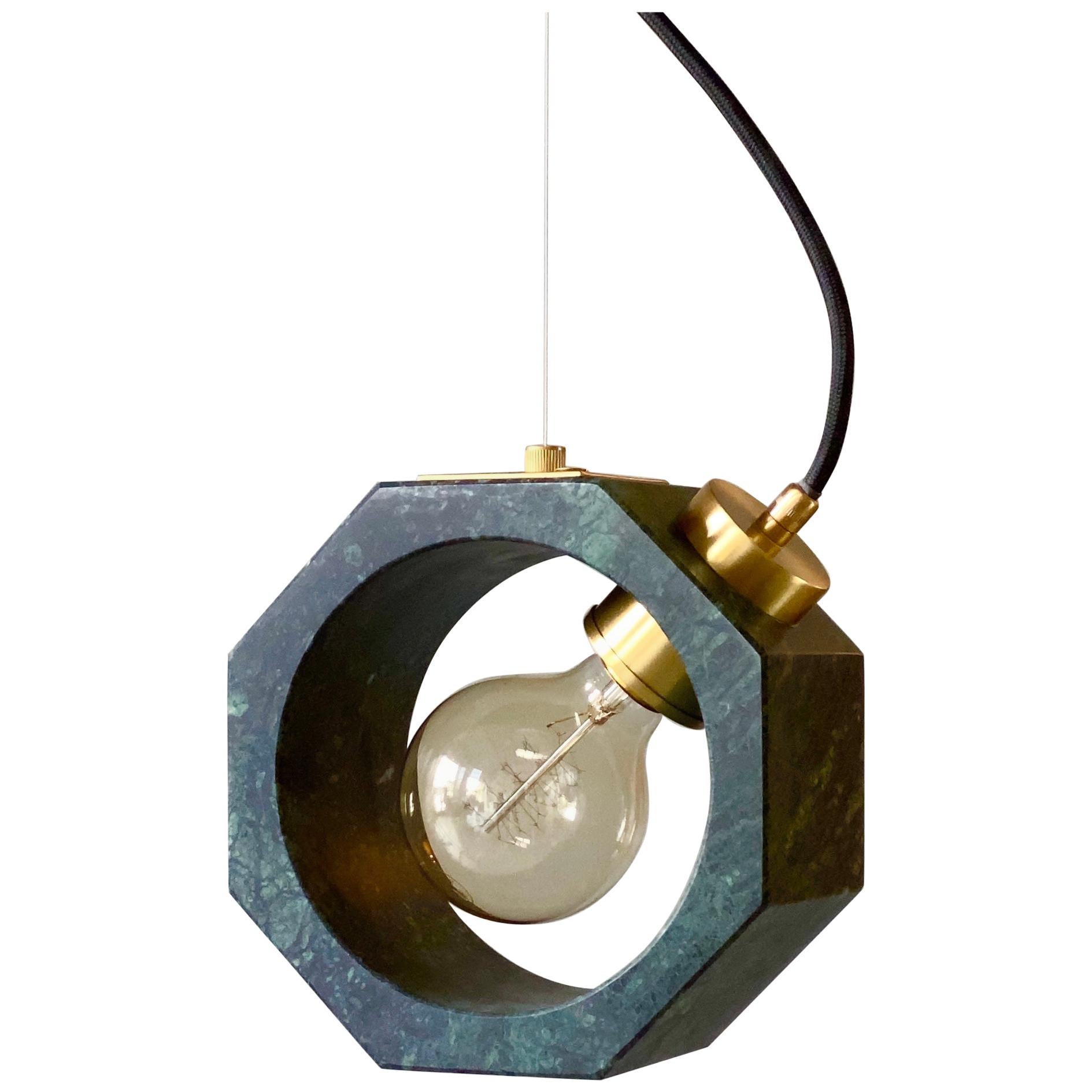 Contemporary Matlight Essential Octagon Minimalist Table Lamp in Red ...