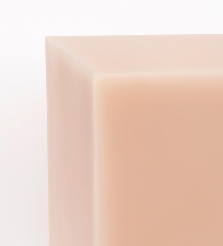 Contemporary Matte Resin Cube Side Table by Sabine Marcelis, 'Soap ...