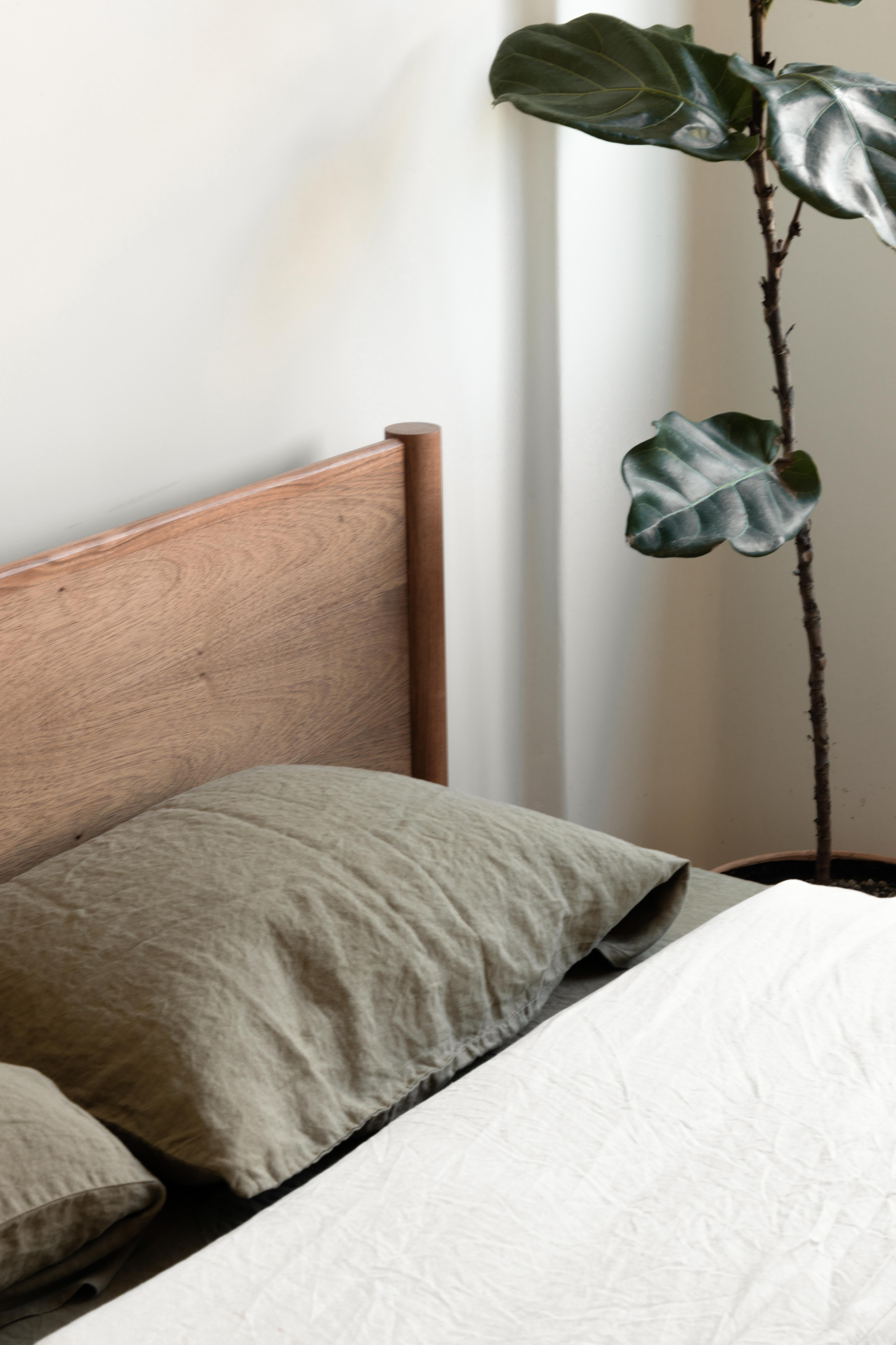 Contemporary Mid Century Adam Bed Base Handcrafted with Wooden Joinery ...