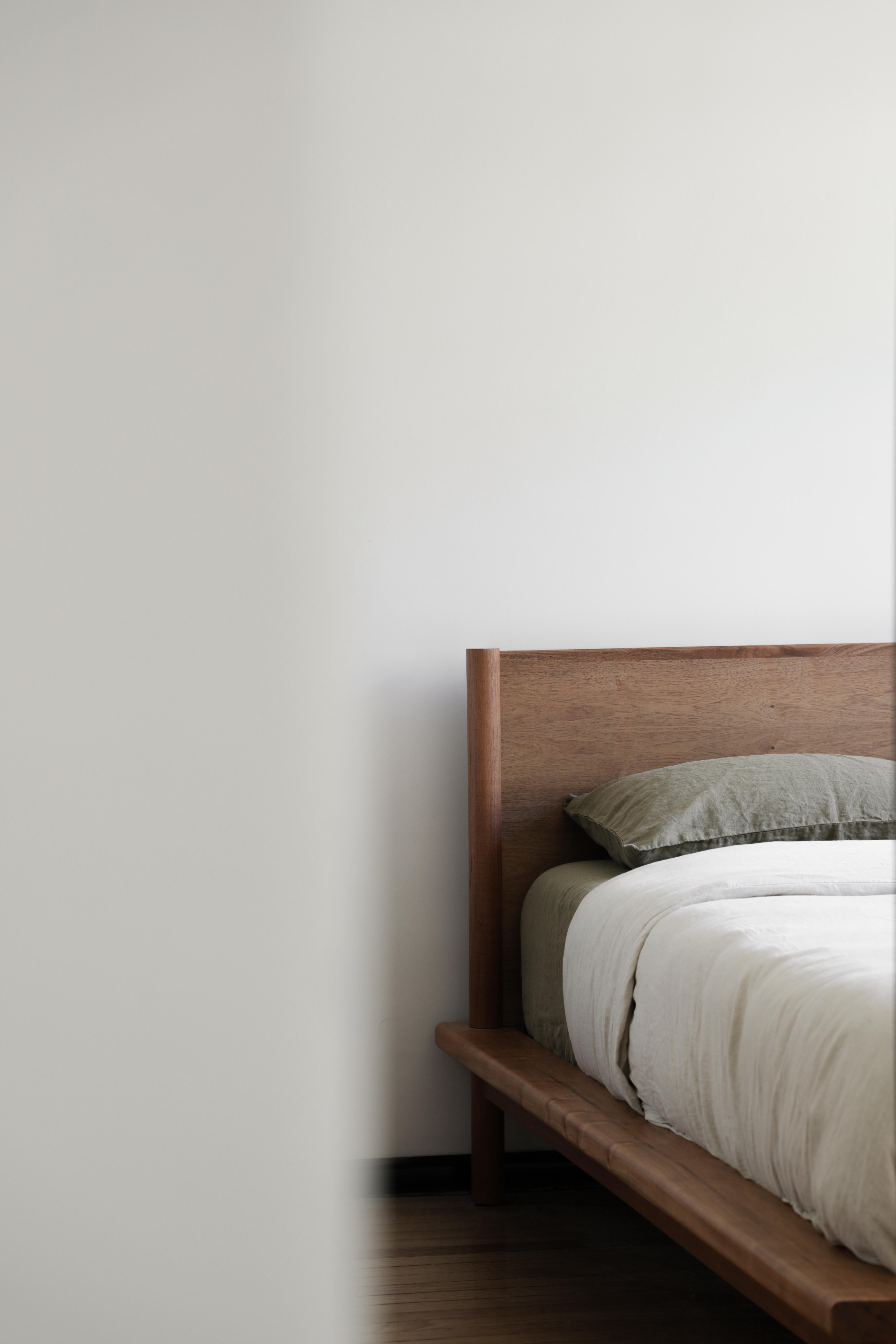 Contemporary Mid Century Adam Bed Base Handcrafted with Wooden Joinery ...