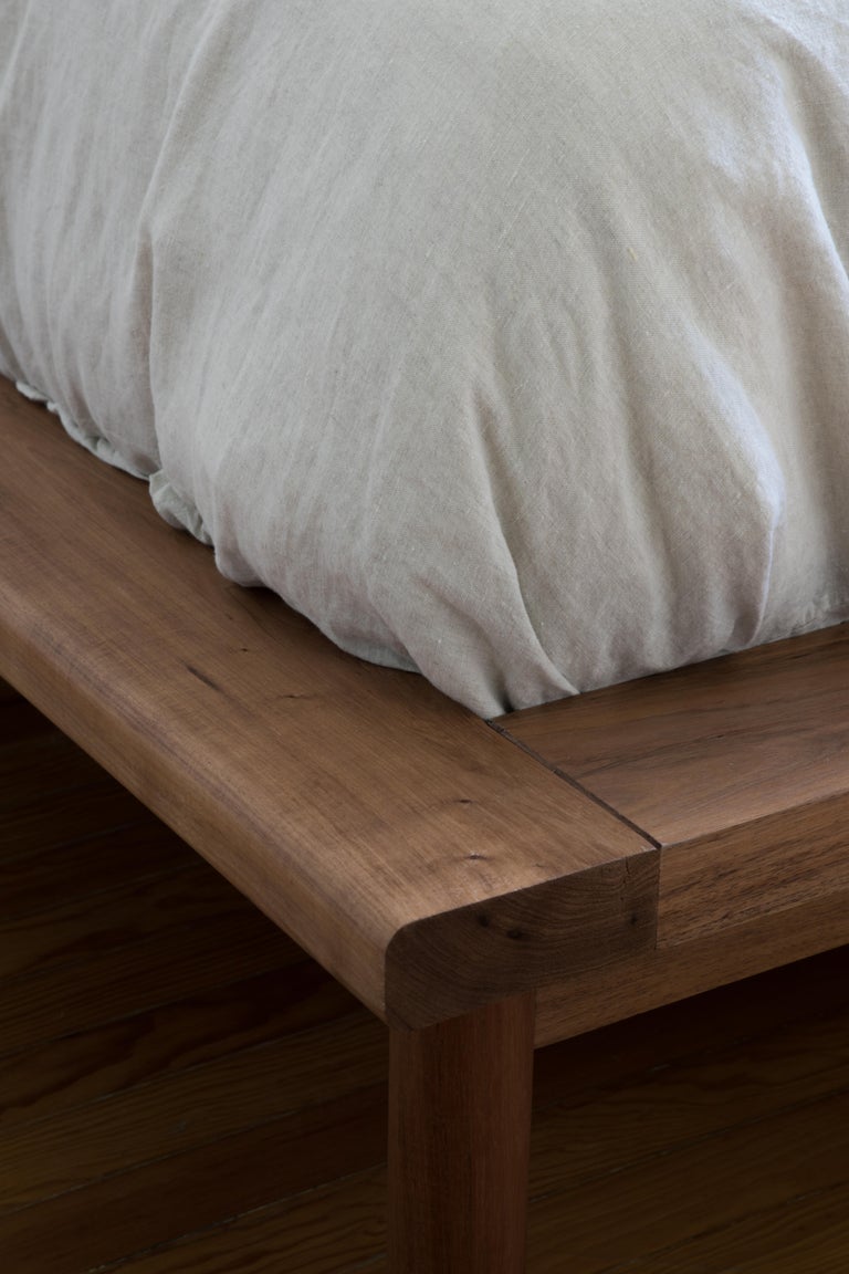 Contemporary Mid Century Adam Bed Base Handcrafted with Wooden Joinery ...