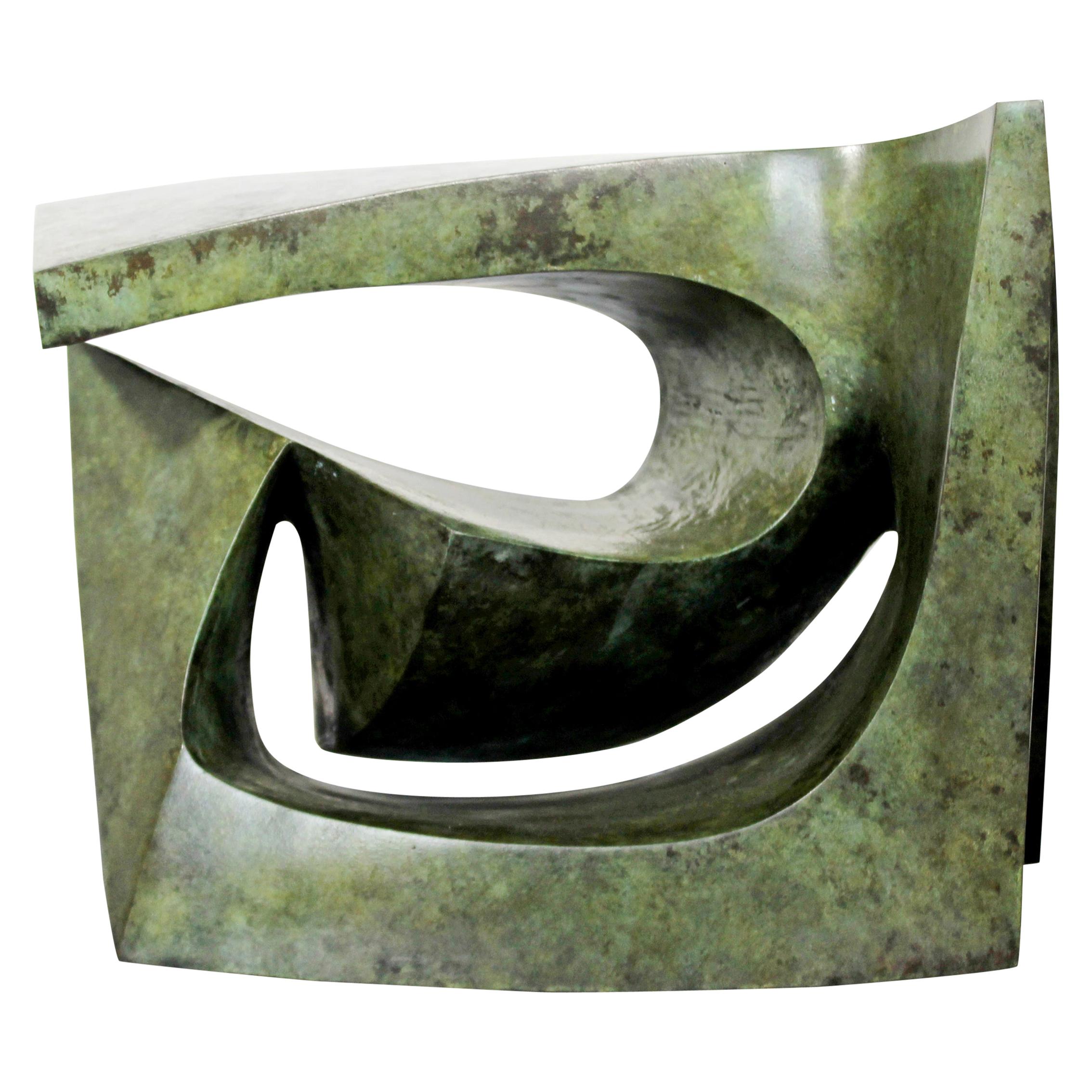 Contemporary Modern Abstract Bronze Table Sculpture Signed Deborah ...