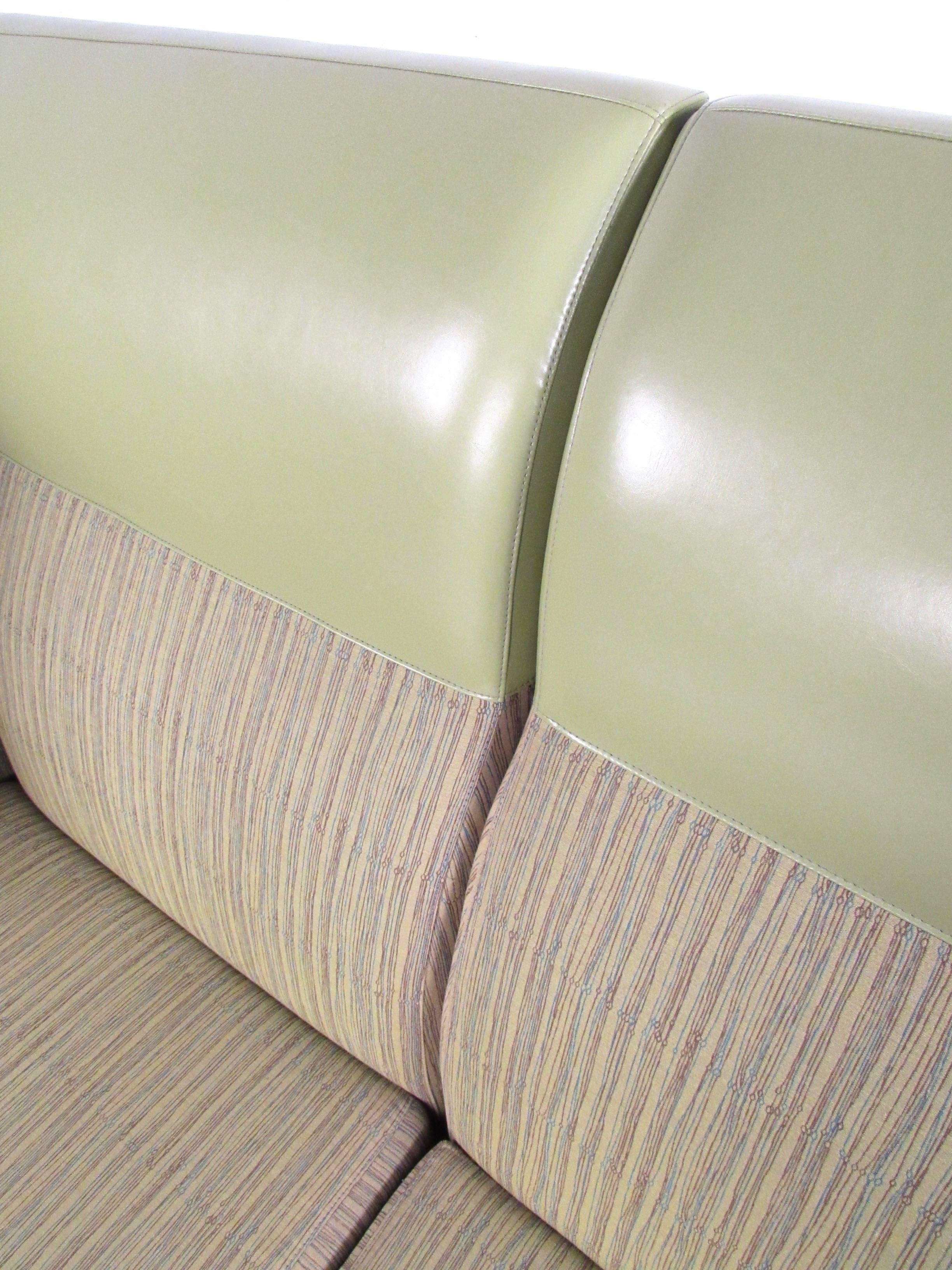 Contemporary Modern Booth Style Sofa For Sale at 1stDibs | mr. booth ...