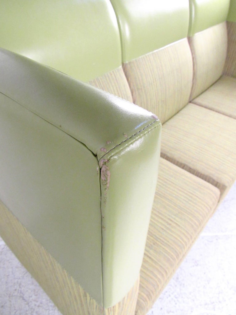 Contemporary Modern Booth Style Sofa For Sale at 1stDibs | booth style ...