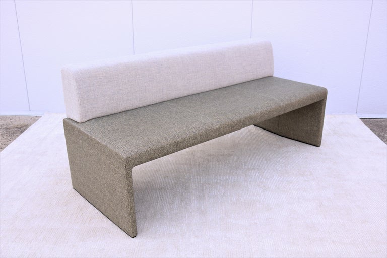 Contemporary Modern Coalesse Rectangular Together Bench by Walter Knoll ...