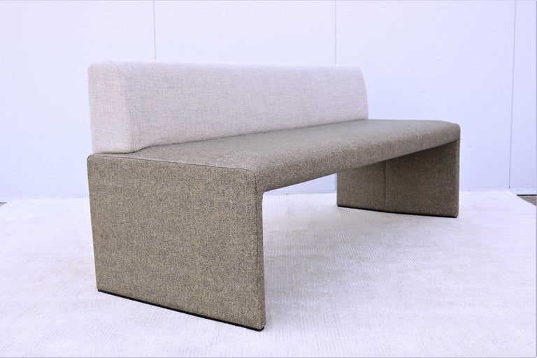 Contemporary Modern Coalesse Rectangular Together Bench by Walter Knoll ...