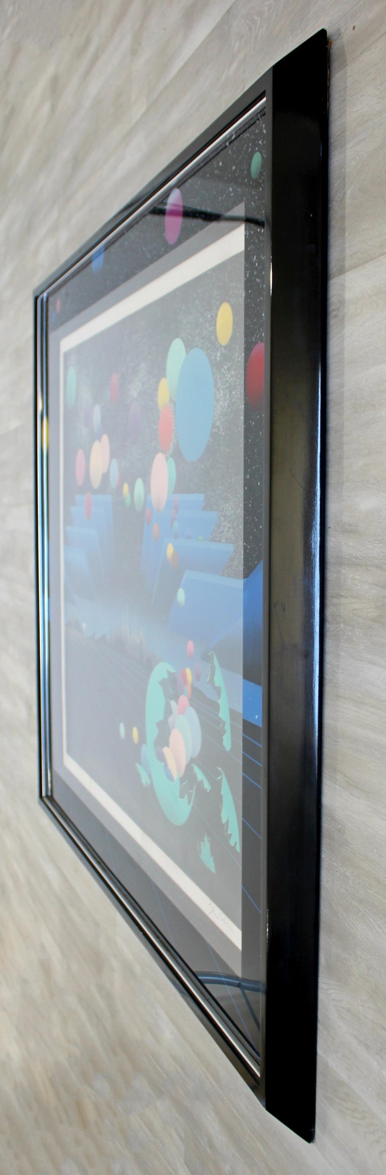 Contemporary Modern Framed Signed Serigraph Stan Solomon after ...