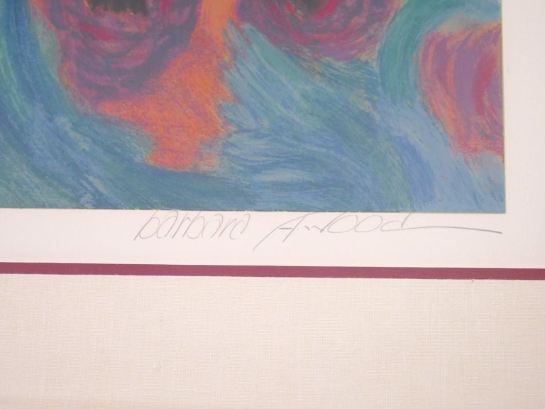Contemporary Modern Hand Signed Serigraph For Sale at 1stDibs