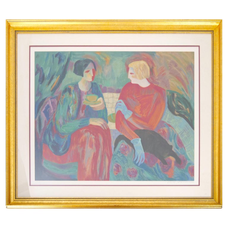 Contemporary Modern Hand Signed Serigraph For Sale at 1stDibs