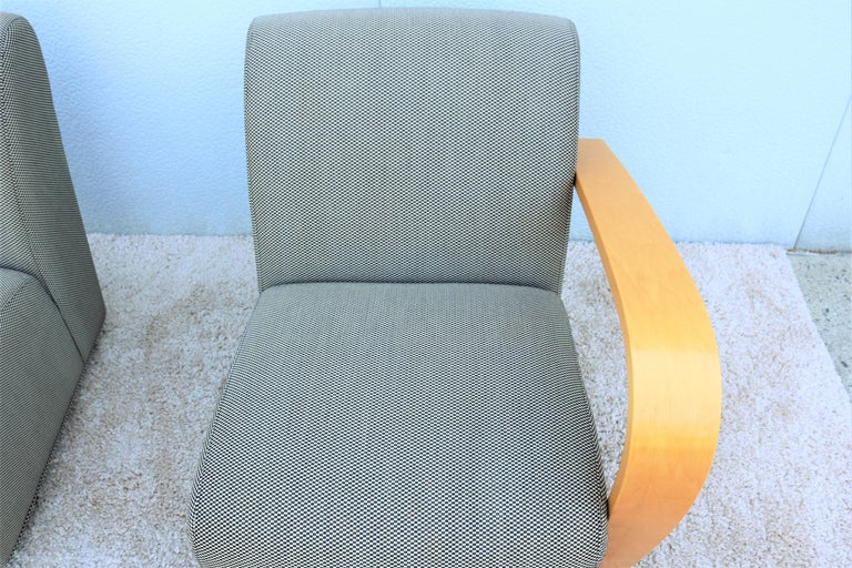 Contemporary Modern Jack Cartwright Modular Riley Lounge Chairs, a Pair ...