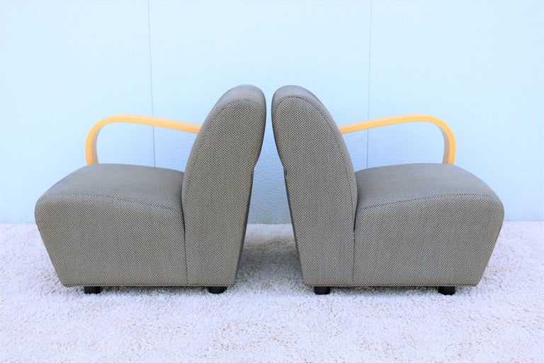 Contemporary Modern Jack Cartwright Modular Riley Lounge Chairs, a Pair ...