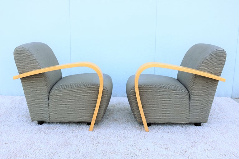 Contemporary Modern Jack Cartwright Modular Riley Lounge Chairs, a Pair ...