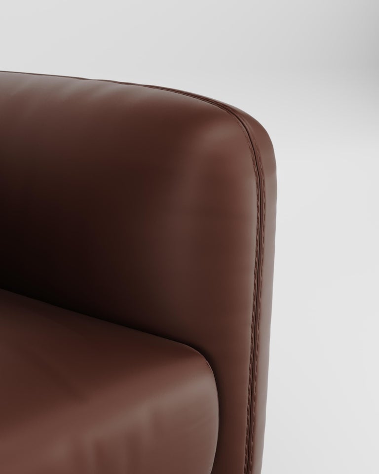 Contemporary Modern Jacob Sofa in Leather by Collector Studio For Sale ...
