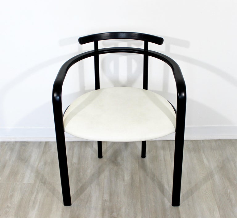 Contemporary Modern Loewenstein Set of 6 Memphis Metal Dining Armchairs ...