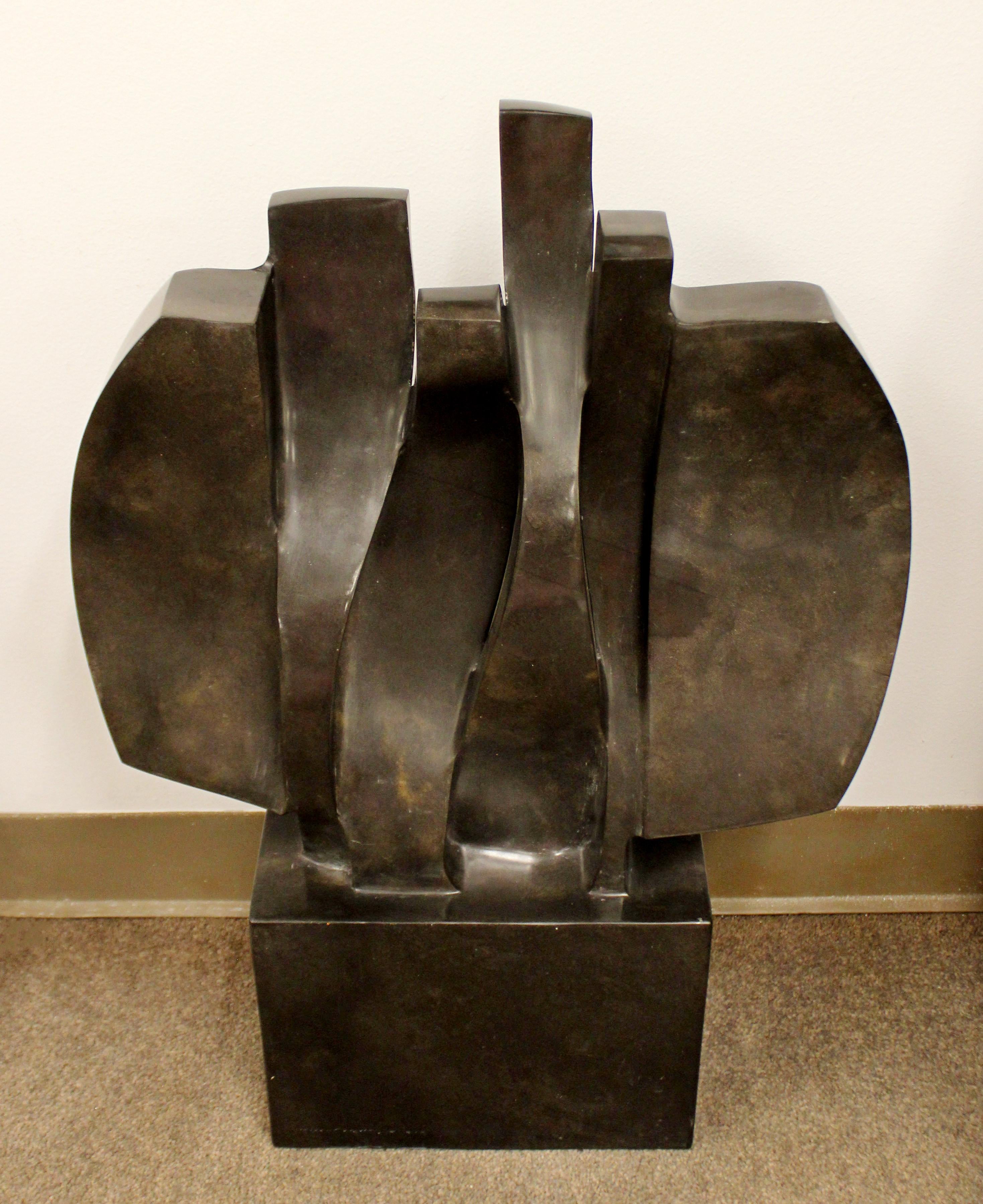 Contemporary Modern Marble Abstract Table Sculpture Signed Faustino ...