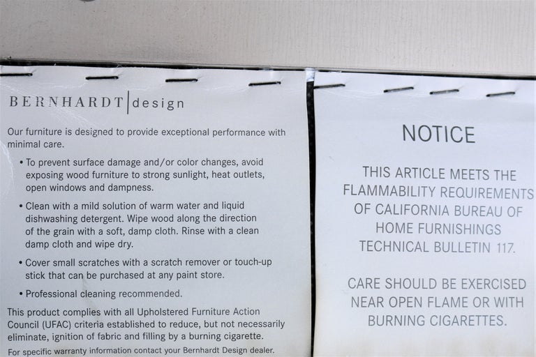 Contemporary Modern Mark Goetz for Bernhardt Design Aria Armchairs ...