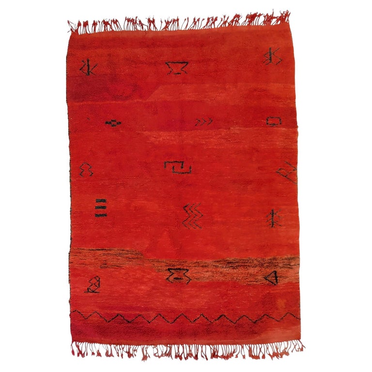 Contemporary Modern Moroccan Rug For Sale at 1stDibs