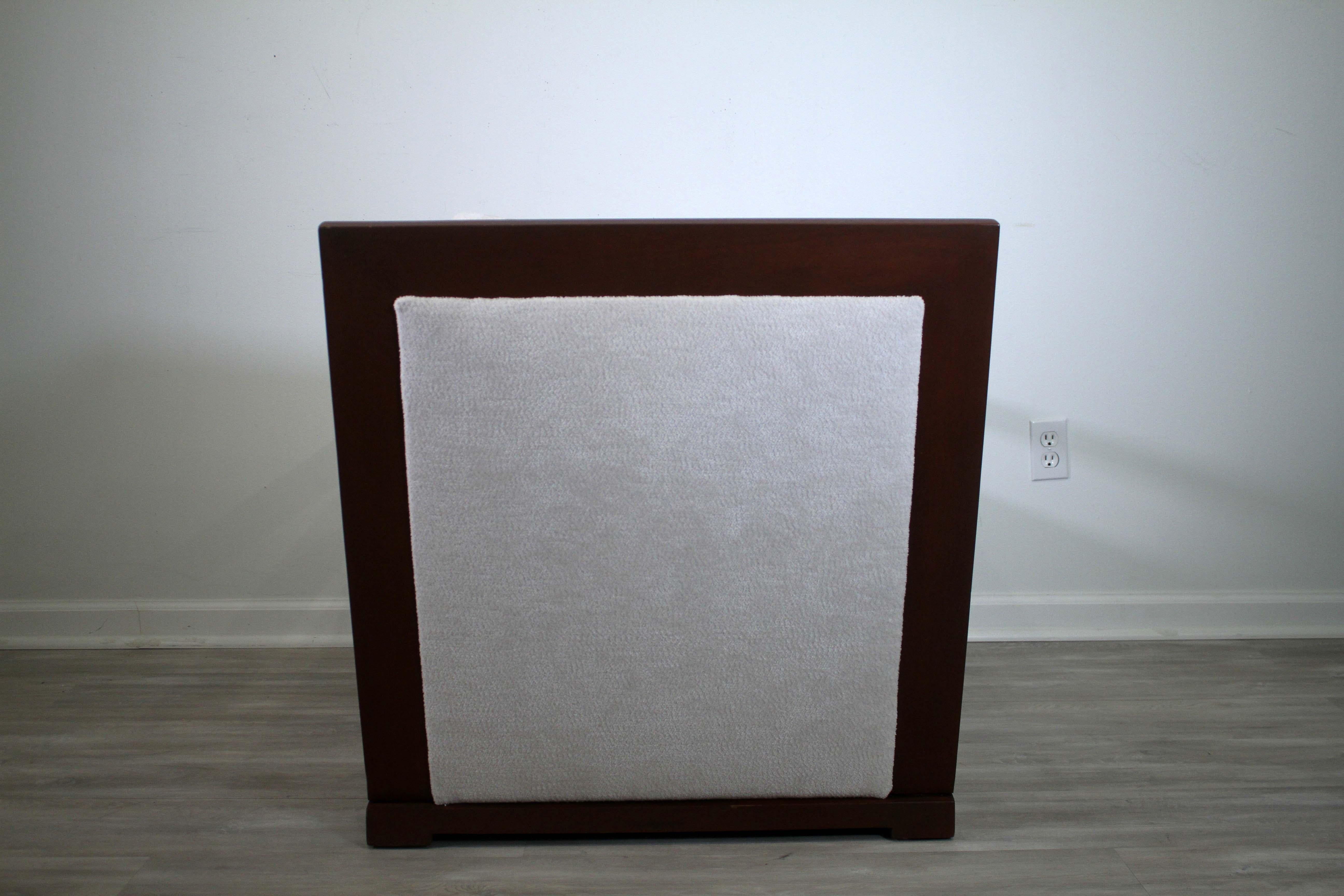 Contemporary Modern Pair of Ted Boerner Portrait Club Chairs For Sale ...