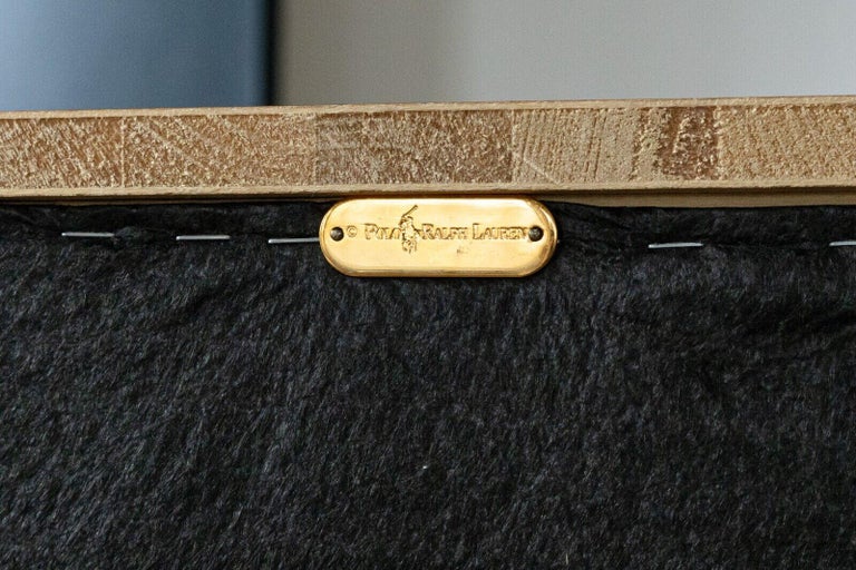 Contemporary Modern Ralph Lauren Walnut Wood 3 Piece Modular Sectional ...