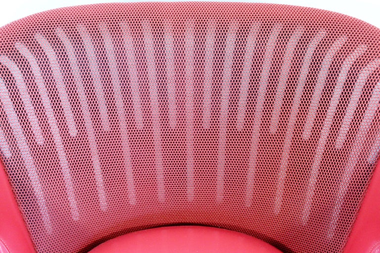 Contemporary Modern Steelcase i2i Ergonomic Swivel Office Armchair Red ...
