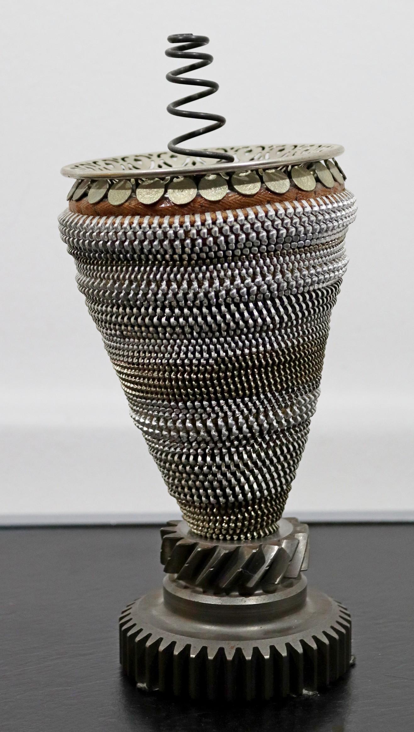 Contemporary Modern Susie Colquitt Dog Series #2 Zippers Metal ...